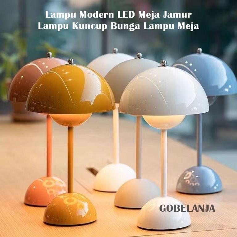 Lampu Meja Kuncup Bunga LED Modern Lampu Meja Jamur Lampu Meja - Shop ...
