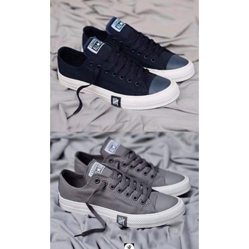 Bisa Cod Sepatu Sneakers Conver Alstar Petir Hitam Dan Abu 36-43 - Shop ...
