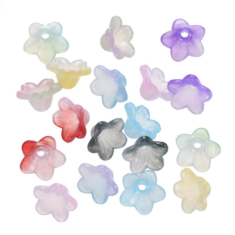 Manik Akrilik, St. kunkka, 50-100pcs, Saiz 12x7mm, Dua Warna - TikTok ...