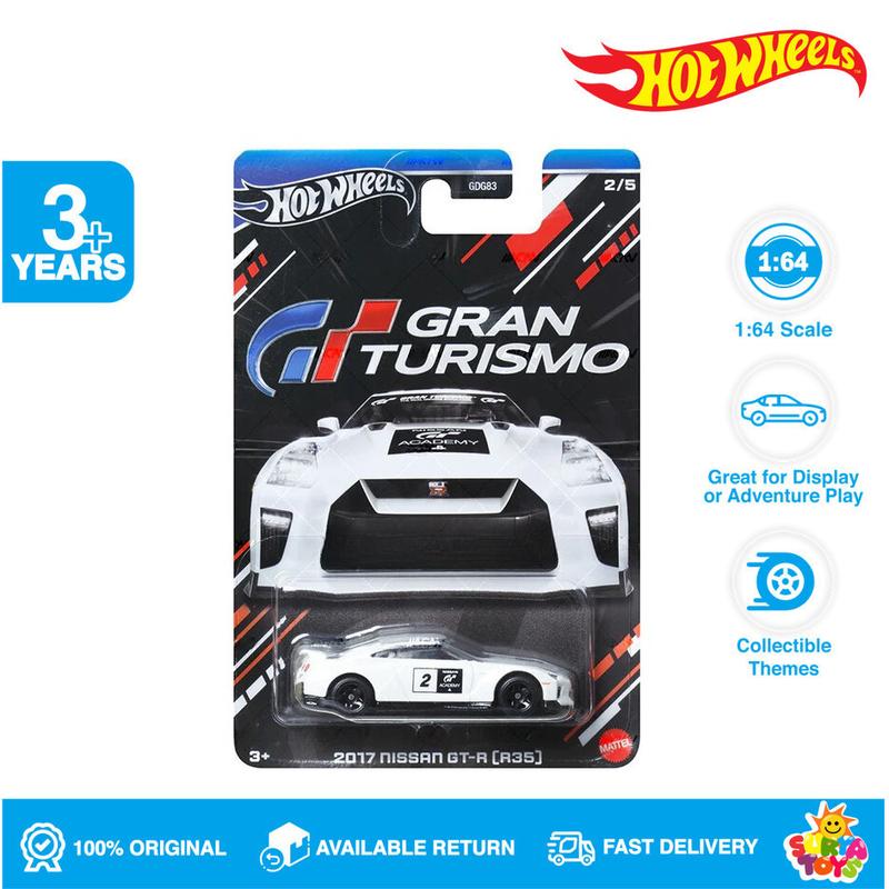Hot Wheels Gran Turismo 2017 Nissan GT-R R35 - Shop | Tokopedia