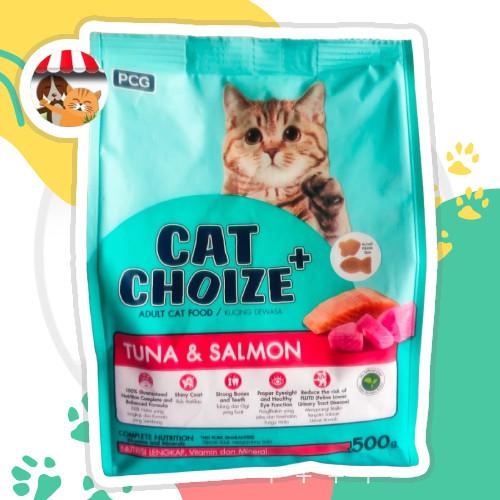 Cat Choize Plus Adult Tuna Salmon 500gr - Makanan Kucing No Whiskas ...