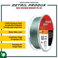 Promo KP - Tali Pancing PE Sensor Bright NEO+si2 Panjang 100m 3Warna ...
