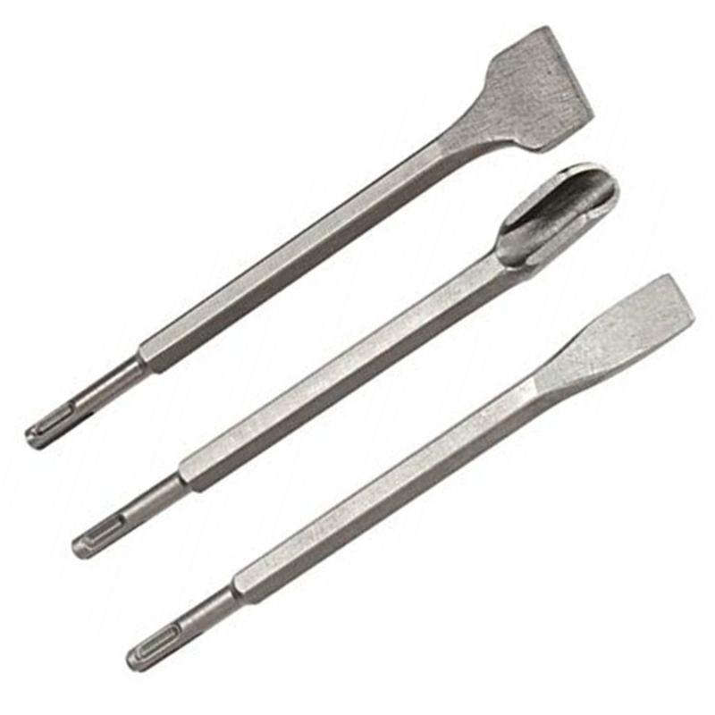 Electric hammer drill bit round shank flat chisel ditch chiseling ...
