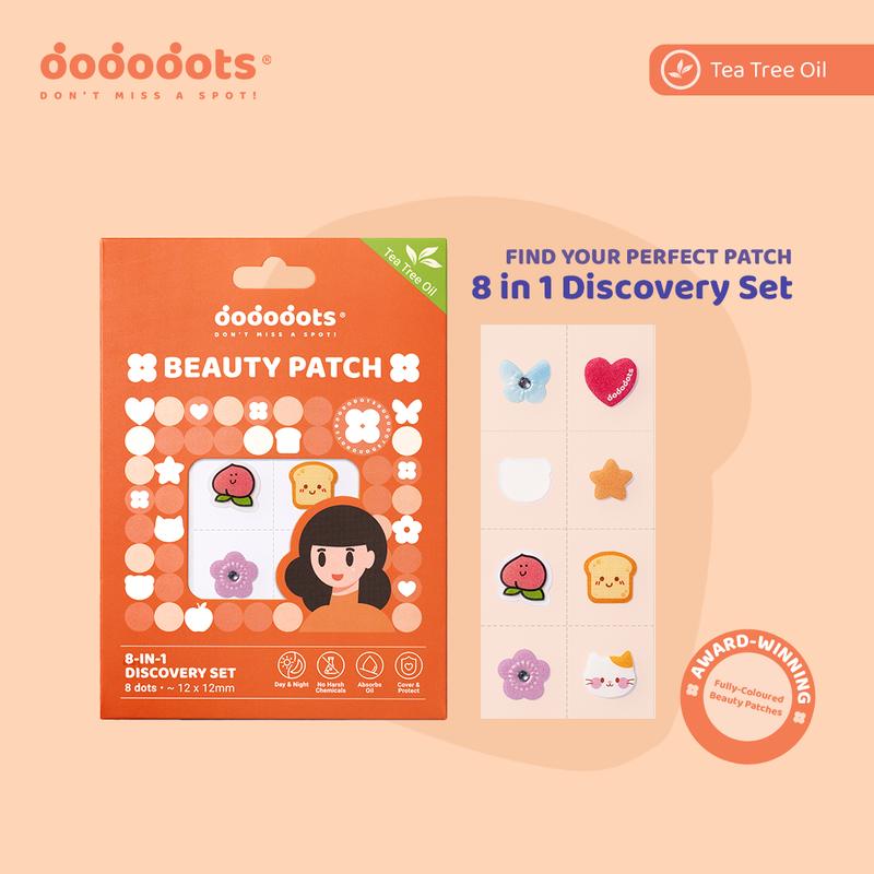 Dododots Beauty Patch | 8 in 1 Discovery Set | Tea Tree Oil | Pimple ...