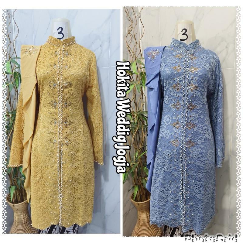 KEBAYA IBU BESAN FULL FURING TUNIK,KEBAYA IBU HAJAT SUDAH TERMASUK ...