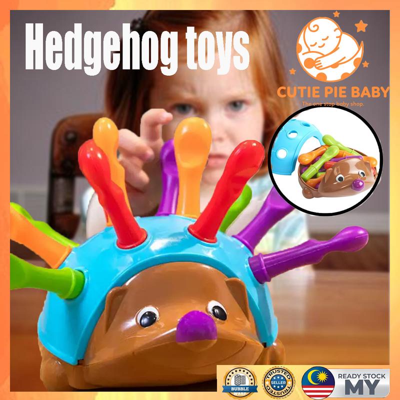 Spike Hedgehog Color Sorting Toy Sensory Learning Montessori - TikTok ...