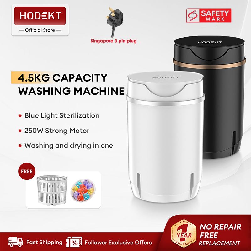 HODEKT Mini Washing Machine Portable Washer Machine 4.5kg Small ...