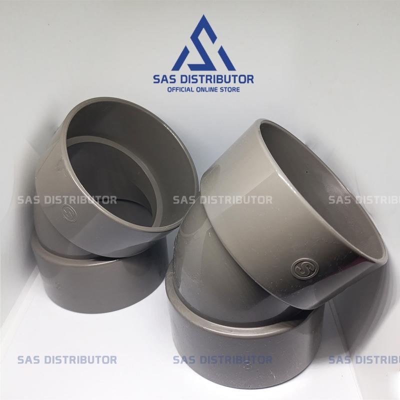 Keni 3" inch 45 derajat / Elbow 3 inch 45° Soket / Knee 3 45° PVC ...