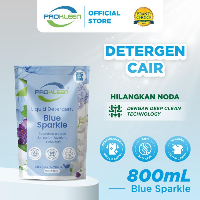 Promo PROKLEEN Deterjen Cair Laundry Liquid Detergent 800mL REFILL ...