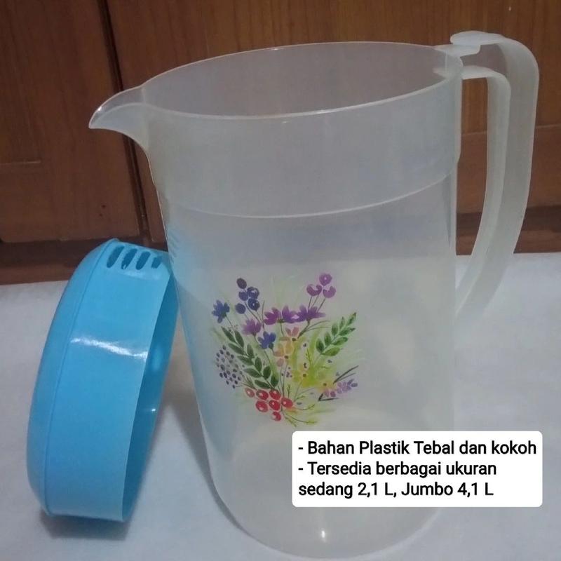 TEKO JUMBO Eskan 4.1 Liter / Teko Air Plastik Teko Teh Water Jug 4,1 ...