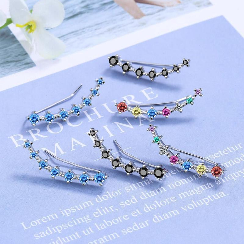 Korean Fashion Temperament Ear Loop Colorful Earings For Women - TikTok ...