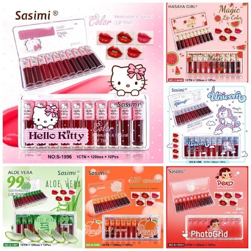[Ready Stock | Fast Shipping] Baru Sasimi Sweet Doraman Lip Tint Set ...