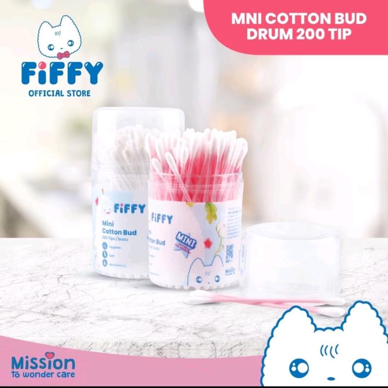 FIFFY MINI COTTON BUD DRUM 200TIPS (100PCS) - TikTok Shop Malaysia
