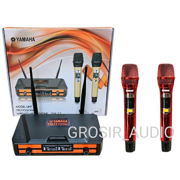 Jual Mikrofon Nirkabel Yamaha YM77 dan PG98M UHF dengan Frekuensi ...
