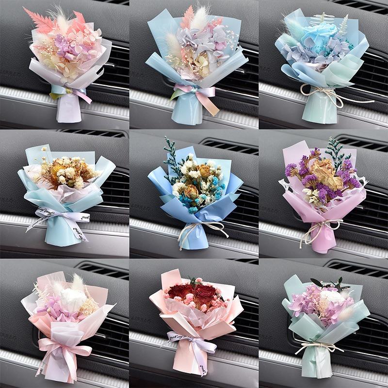 Mini Eternal Flower Handmade Fake Flower Pocket Simulation Flower ...