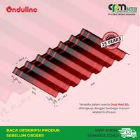 Jual ONDULINE - Genteng ONDUCASA - Dual Red 3D Atap Genteng Bitumen ...