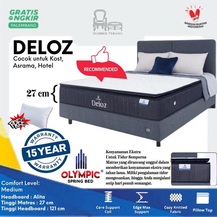 Jual Springbed Olympic Deloz Spring Bed Olympic Deloz Matras Springbed ...