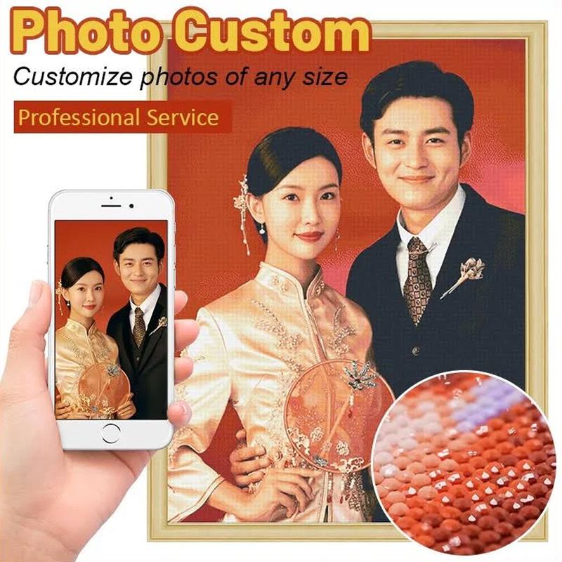 Foto tersuai, gerudi persegi / bulat penuh, berlian tersuai, - TikTok ...