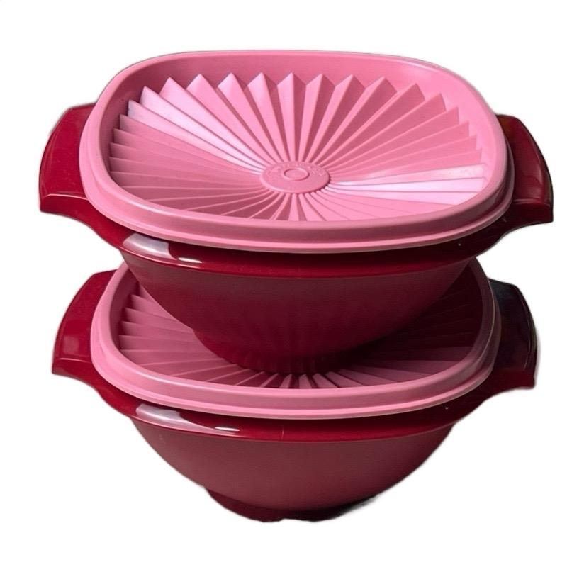 TUPPERWARE SERVALIER BOWL RED 700ML -1PC - TikTok Shop Malaysia