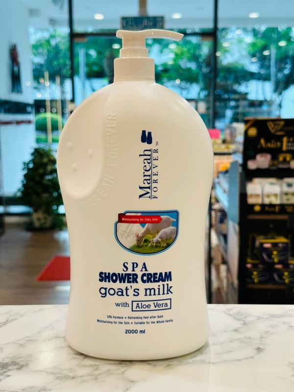 MAREAH FOREVER SHOWER CREAM GOAT MILK ALOE VERA 2L - TikTok Shop Malaysia
