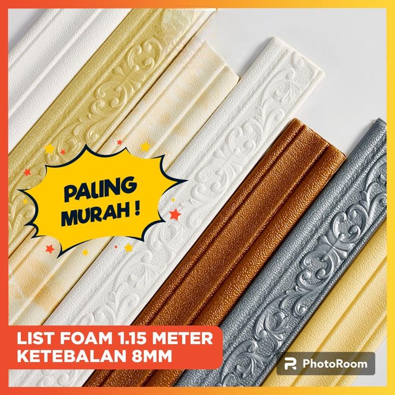 Wall Border List Wallborder Foam 3D Walpaper List Foam Stike - Shop ...