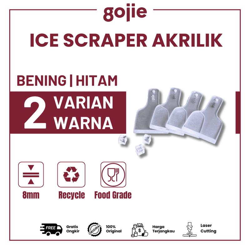 ICE SCRAPER ACRYLIC | PENGEROK BUNGA ES BATU FREEZER BAHAN AKRILIK ...