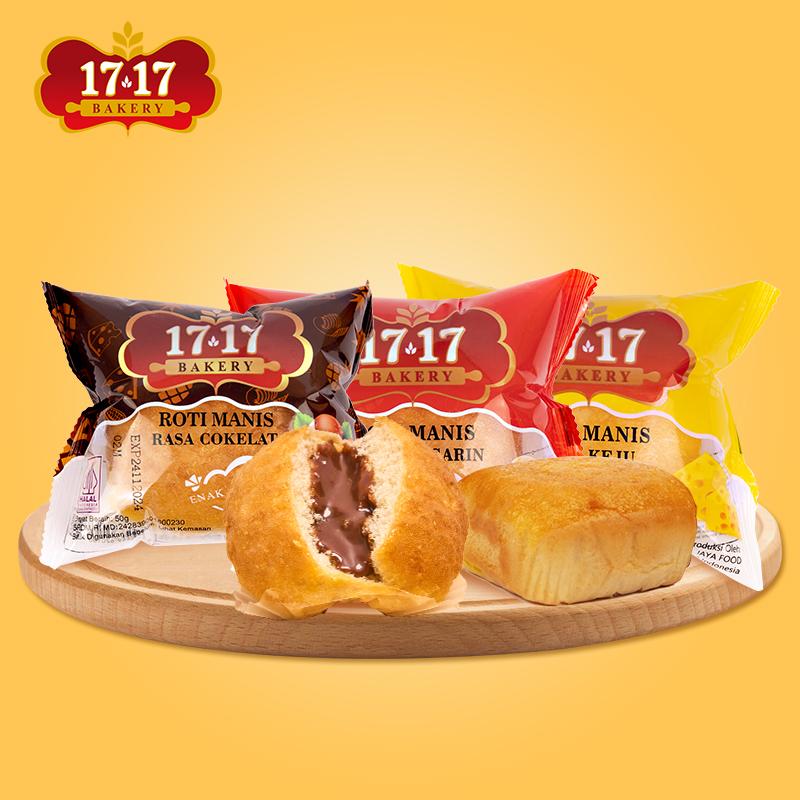 1717 Bakery Roti Halal Roti Lembut Manis Roti Sweet - Shop | Tokopedia