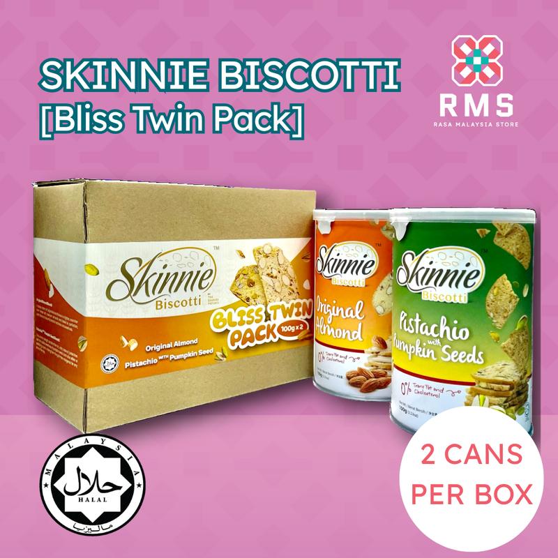 SKINNIE Biscotti: Bliss Twin Pack (100G/Can x 2 Flavours) - TikTok Shop ...