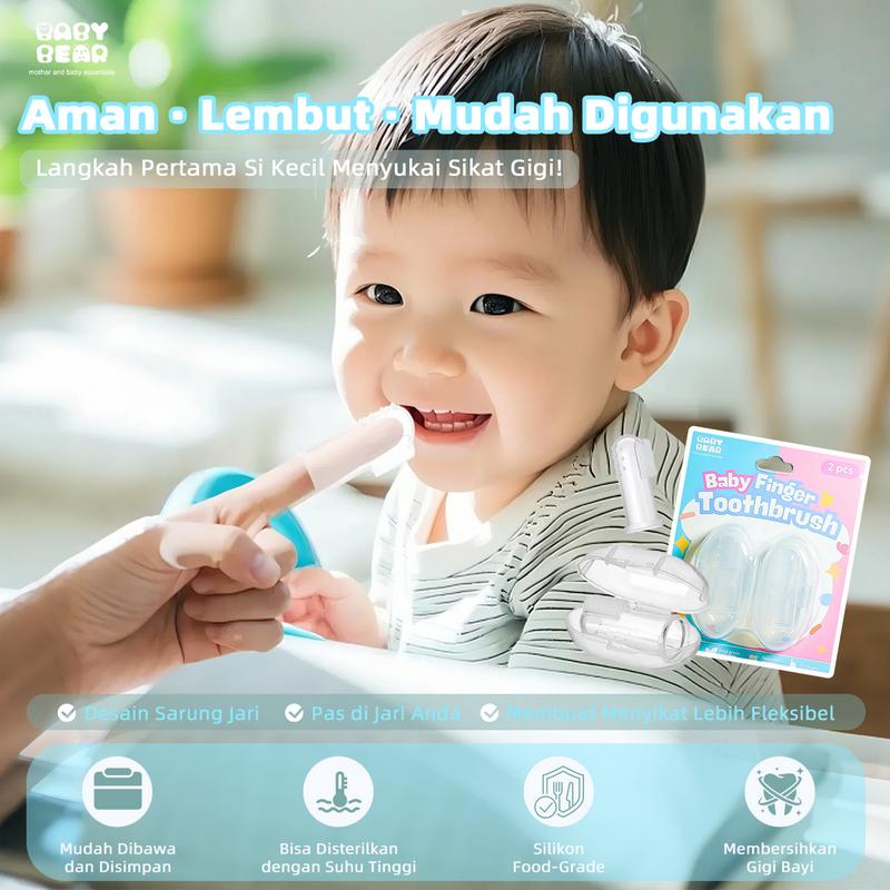 Baby Bear Sikat Gigi Bayi With Case Pembersih Mulut Bayi Premium - Shop ...