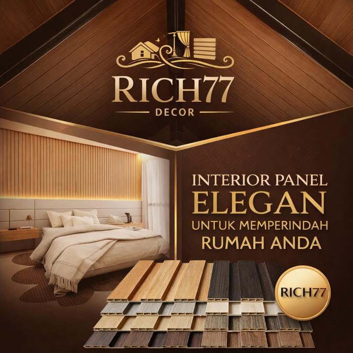 Jual PROMO WALL PANEL 3M WPC NEW STYLE MODEL SLIM ELEGAN 3M - RI 4 ...