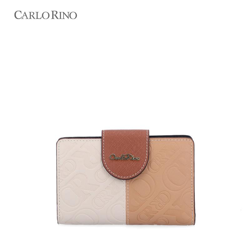 Carlo Rino Beige Divergent Fold Wallet - TikTok Shop Malaysia