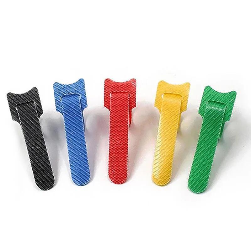 Velcro zip ties T-shaped cat head data cable storage and management ...