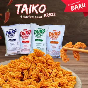 (HALAL) taiko krezz RASA BARU/Camilan ikan cumi kembang/Camilan murah ...
