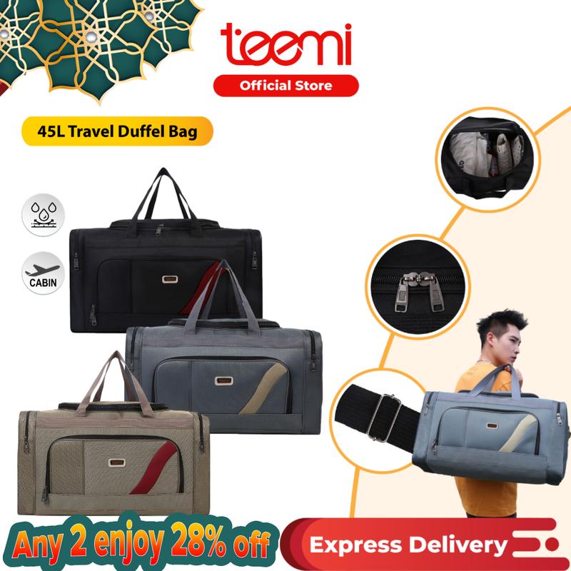 TEEMI Large 45L Travel Duffel Bag Sling Baggage Cabin Luggag - TikTok ...