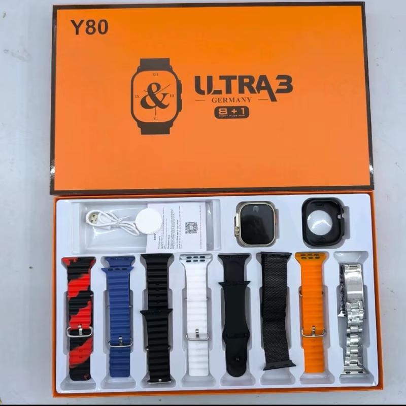 New y80 ultra 9 Multi Strap Smartwatch 49mm 7 in h 1 Smart Watches ...