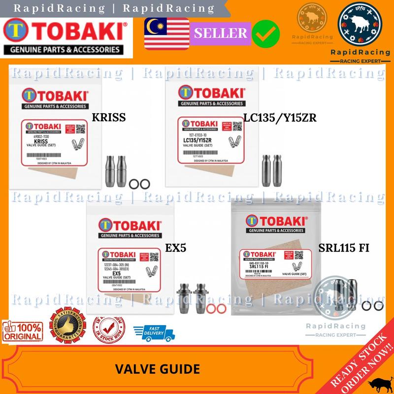 TOBAKI VALVE GUIDE LC135 Y15ZR SRL 115 FI EGO NOUVO YAMAHA KRISS ...