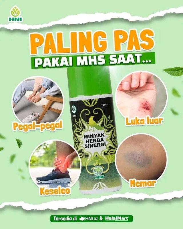 Obat Oles Herbal MHS Minyak Herba Sinergi Butbut Untuk Nyeri Sendi ...