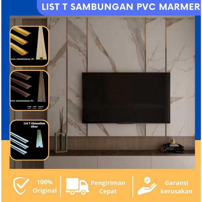 Promo List T untuk sambungan Pvc Marbel dan Wallboard UKURAN 3 METER ...