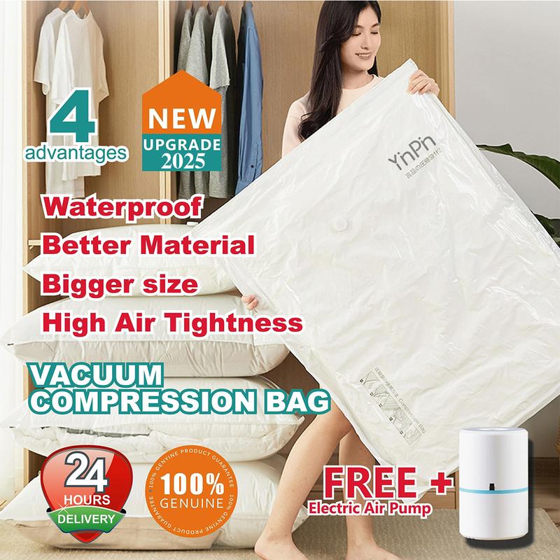 YINPIN Super Factory 10PCS White Ziplock Vacuum Storage Bag with ...