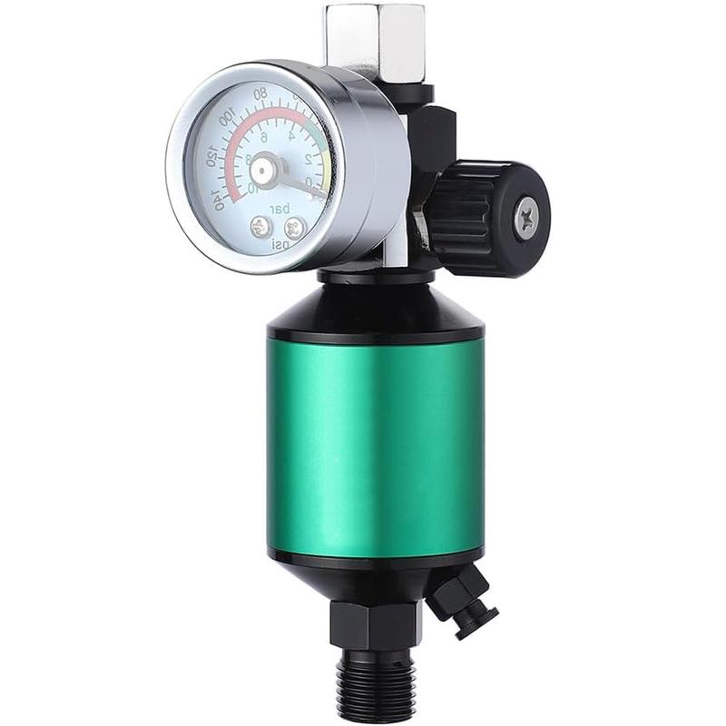 Spray Gun Polishing Alat Semprot Cat Pneumatik dengan Regulator Tekanan ...