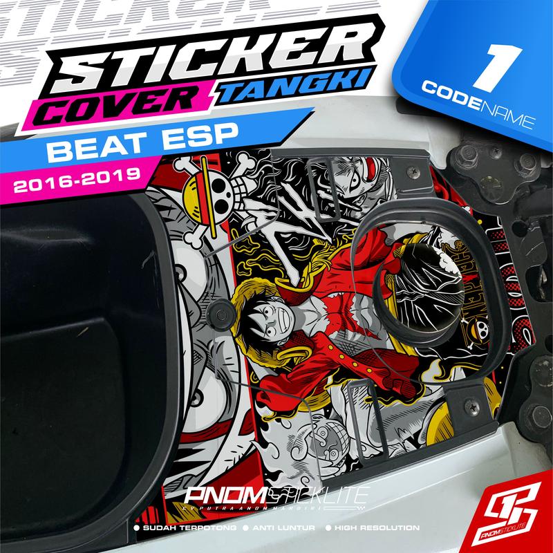 STRIPING COVER TANGKI BEAT ESP 2016 2017 2018 STICKER DECAL COVER ...