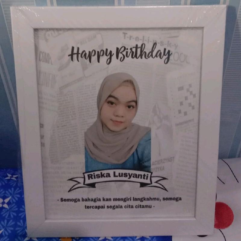 Frame foto bingkai kado wisuda/Frame gift Ultah figura/ Kado Wisuda ...