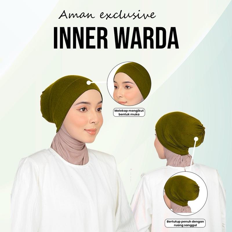 Inner snowcap warda Tudung soft cotton inner scarf anak Tudung - TikTok ...