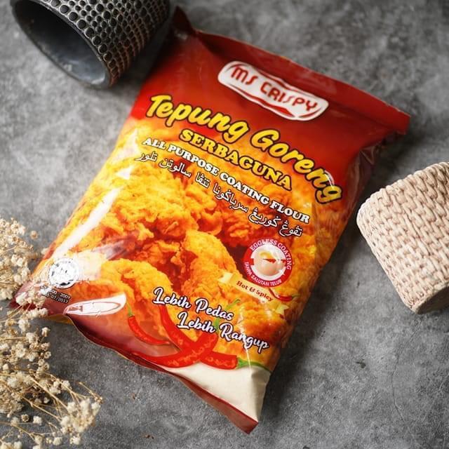MS Crispy Tepung Goreng Ayam Pedas 1kg Cooking Makanan - TikTok Shop ...