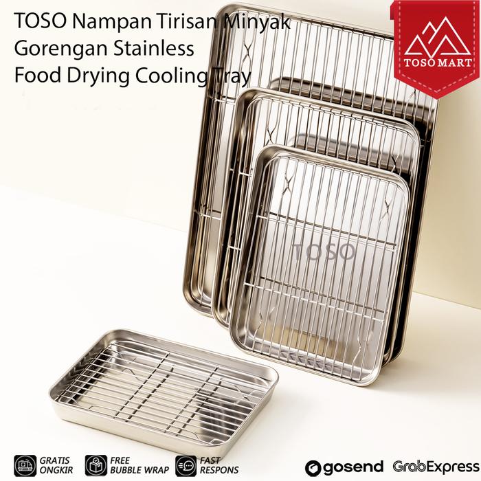 Jual TOSO Nampan Tirisan Minyak Gorengan Stainless Food Drying Cooling ...