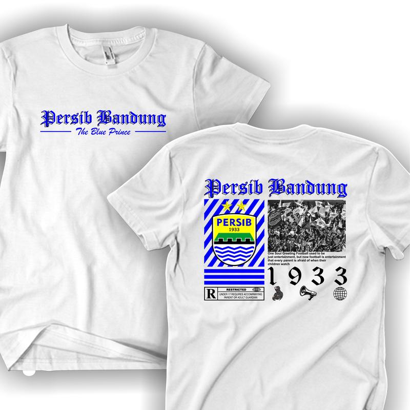 Baju kaos persib bandung 3 bintang Casual Suporter Bobotoh Viking ...