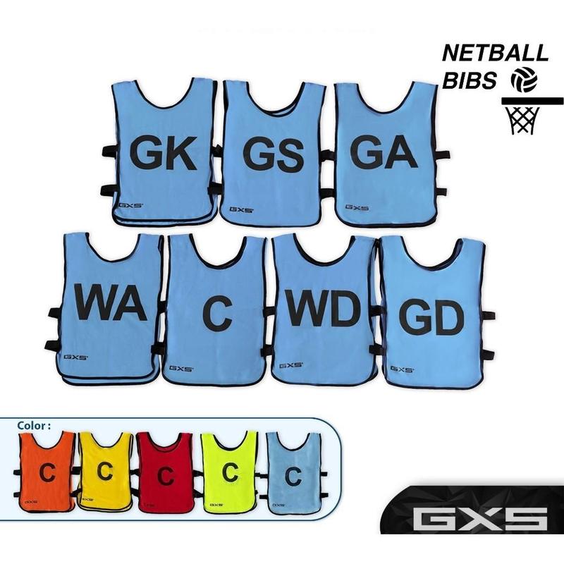 GXS Silky Netball Bibs Set of 7 pcs Junior/Senior Training Bib - TikTok ...