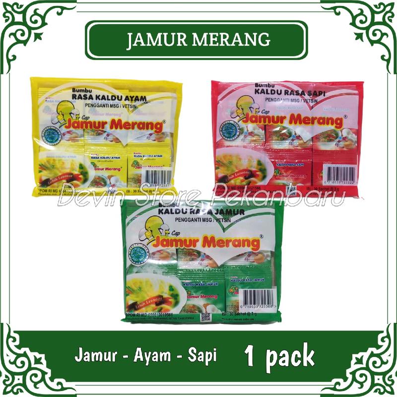Kaldu Jamur merang varian ori, sapi dan ayam 1 pack @30 sachet - Shop ...