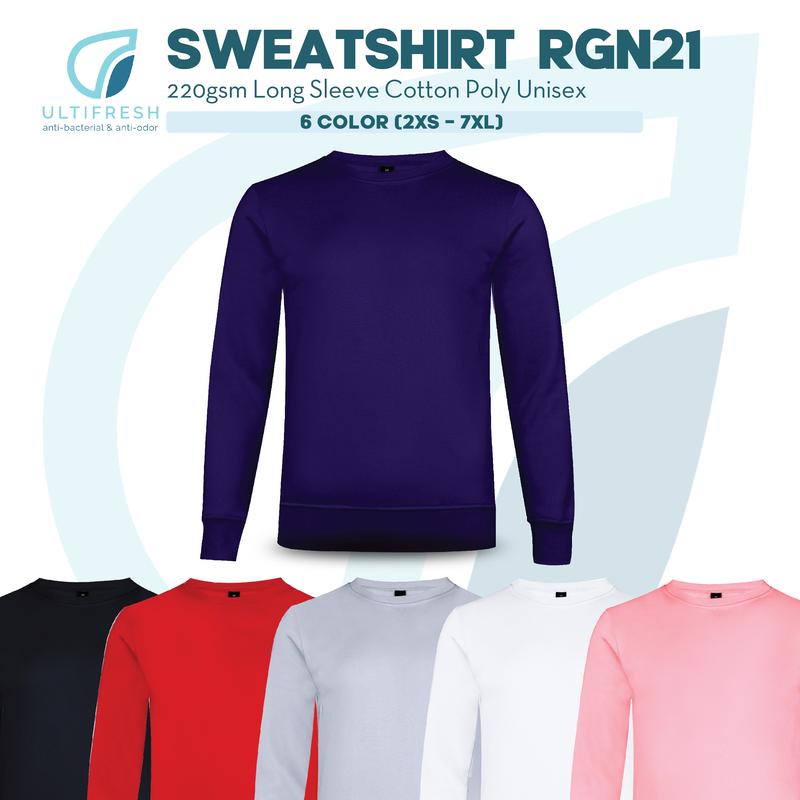 ULTIFRESH CLEARANCE Plain Long Sleeve Sweatshirt Tebal 220gs - TikTok ...