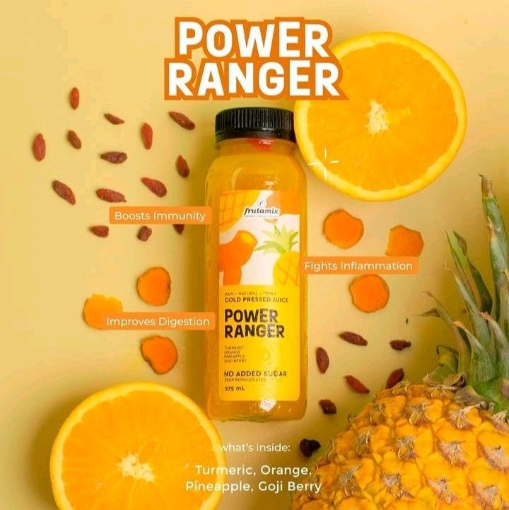 FRUTAMIX - Power Ranger Turmeric Cold Pressed Juice / Jus / Detox ...